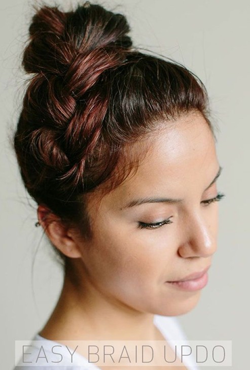 Simple and Easy Hair Updos - PoP Haircuts