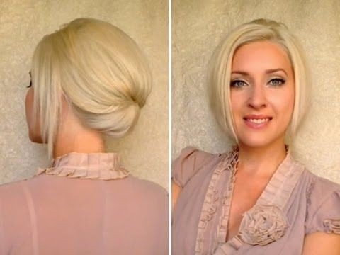 8 Cute Updo Hairstyles for Short Hair - PoP Haircuts