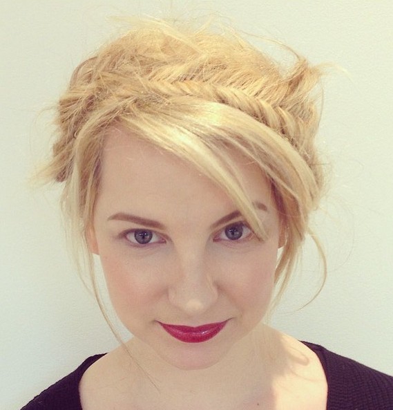 18 Cute And Comfortable Milkmaid Braid Designs - PoP Haircuts