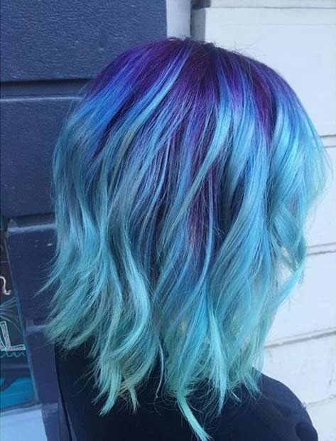 10 Intriguing Blue Hairstyles and Color Ideas - PoP Haircuts