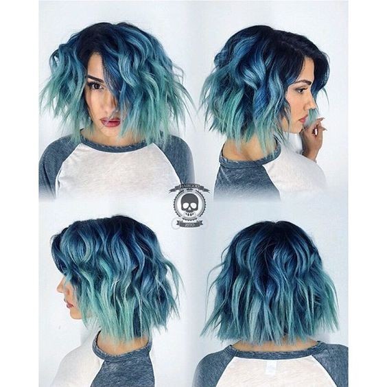 10 Intriguing Blue Hairstyles and Color Ideas - PoP Haircuts