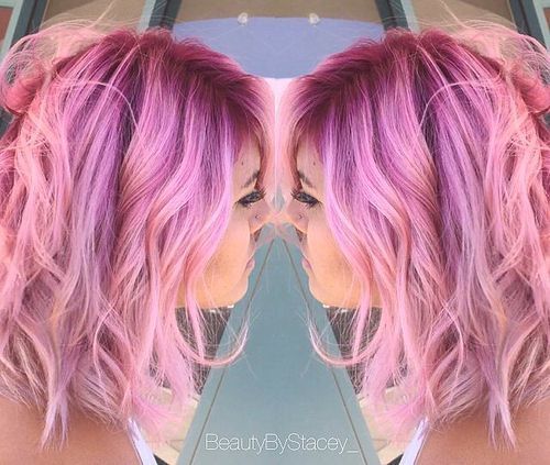 19 Glorious Pink Hair Style Ideas for Spring - PoP Haircuts