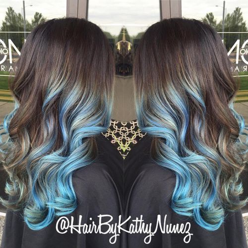 20 Stylish Striking Blue Hairstyles - PoP Haircuts