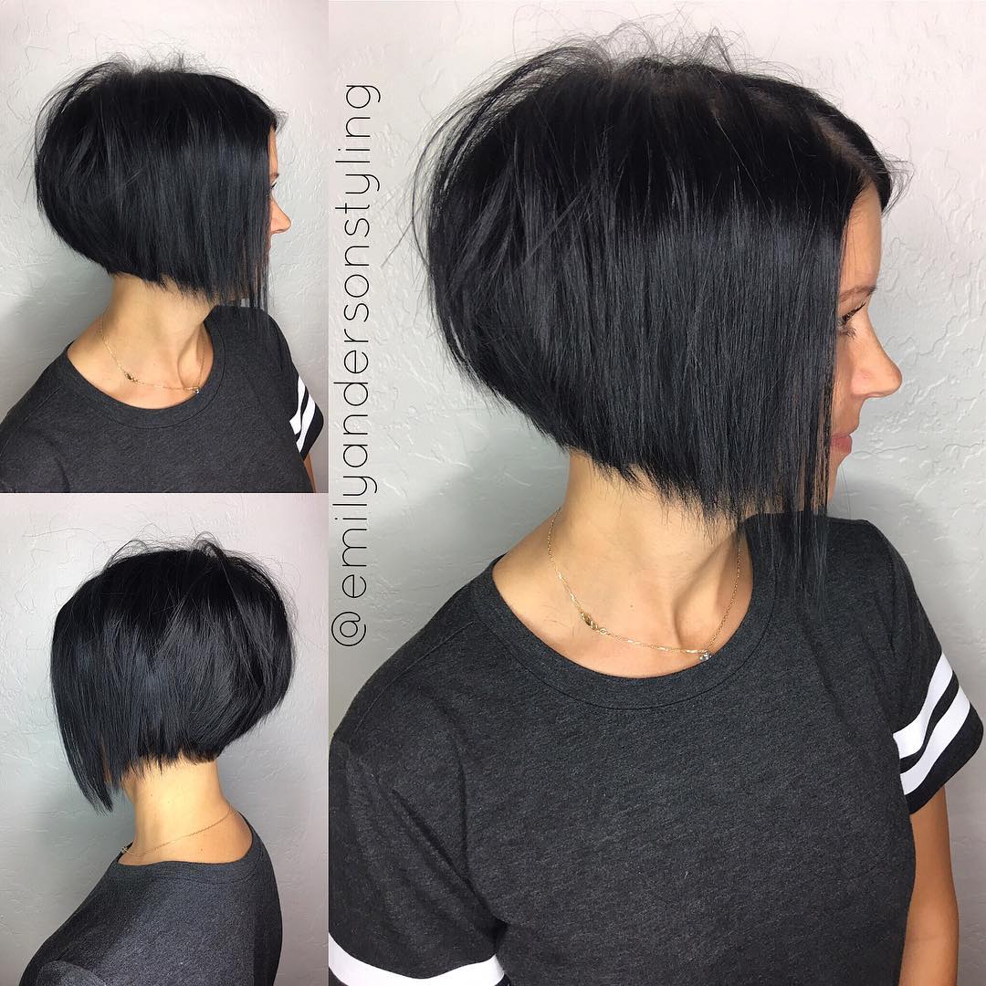 10 Latest Inverted Bob Haircuts - High-Fashion Looks - PoP Haircuts
