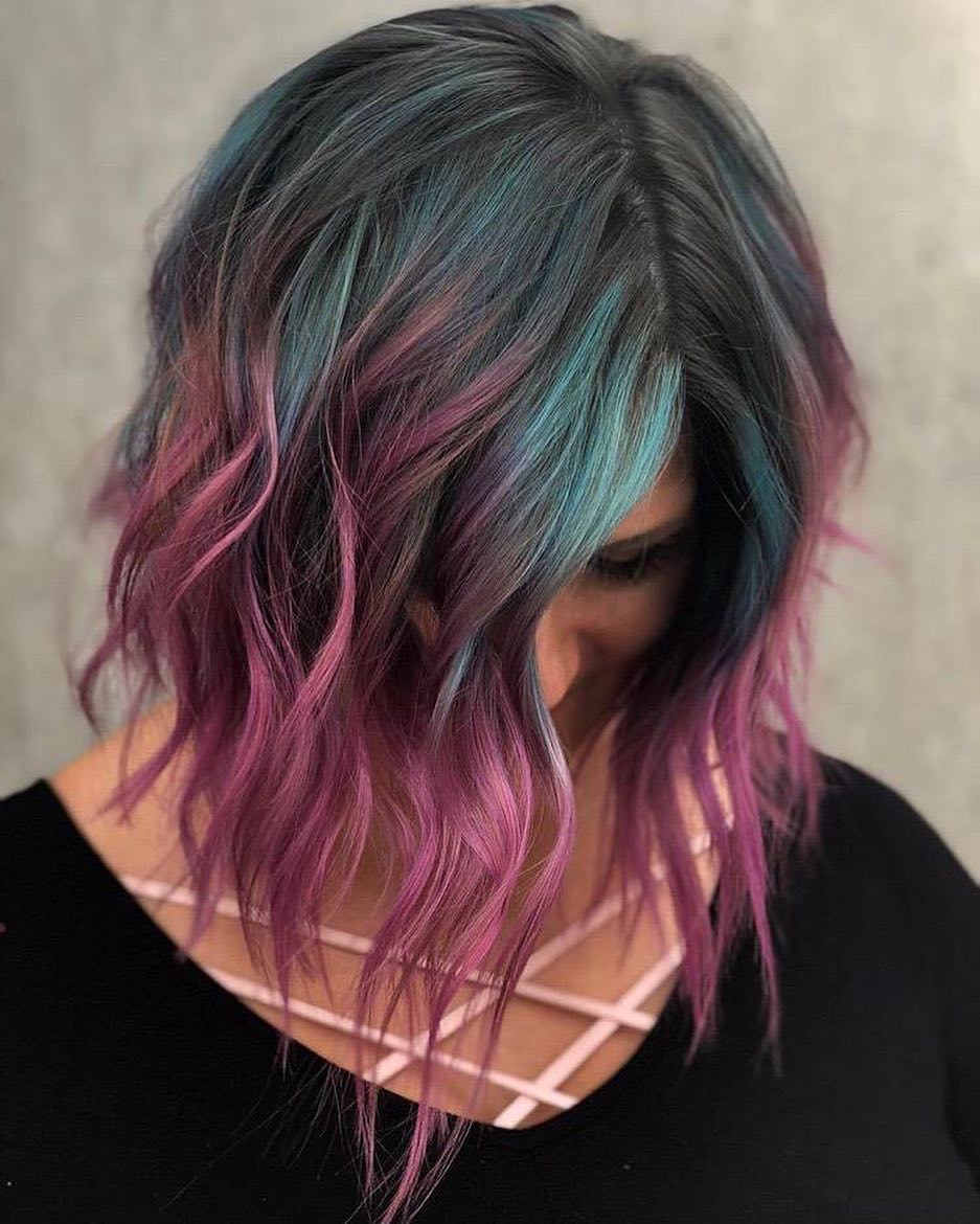 10 Creative Hair Color Ideas for Medium Length Hair - PoP Haircuts