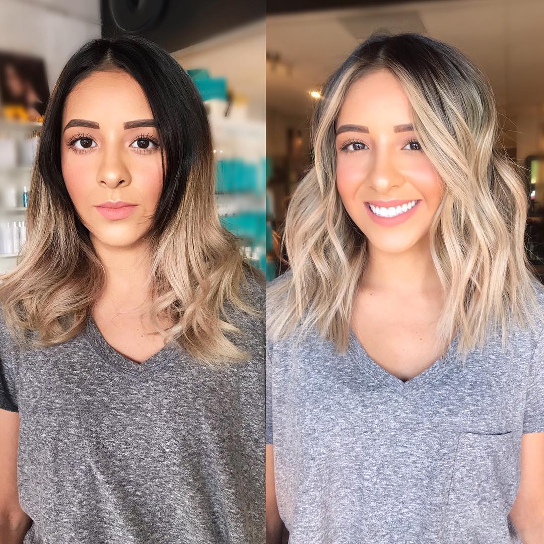 10 Lob Hairstyles for Thick Wavy Hair - PoP Haircuts