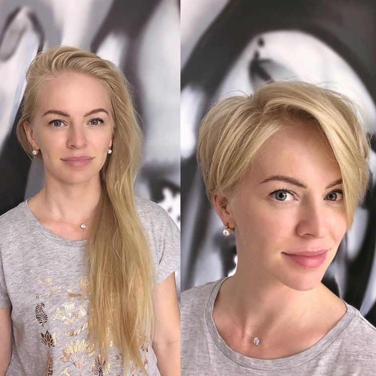 10 Amazing Long Hair to Short Hair Transformation- Before and After ...
