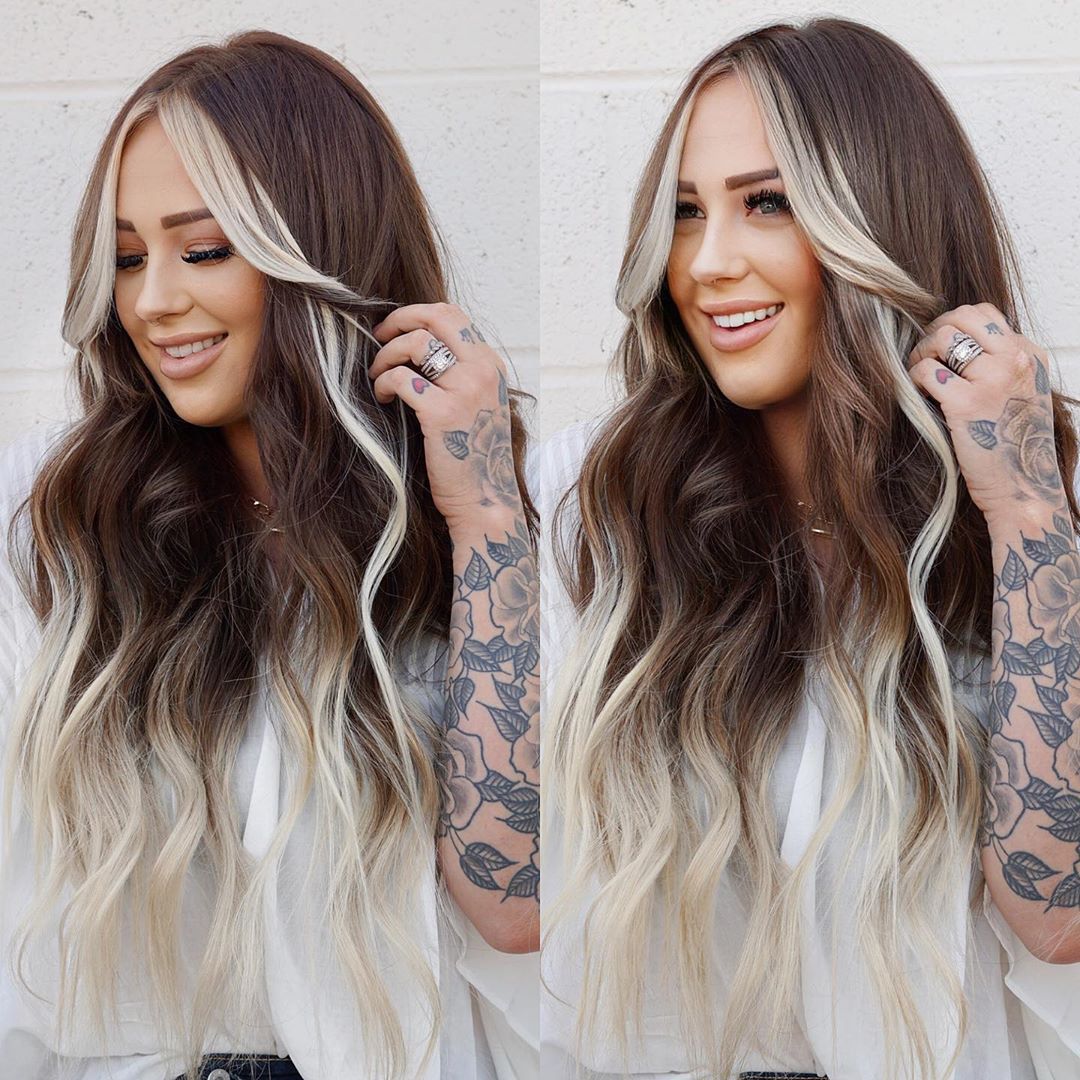 10 Women's Long Hair Color Trends in Vivid Rainbow Designs - PoP Haircuts