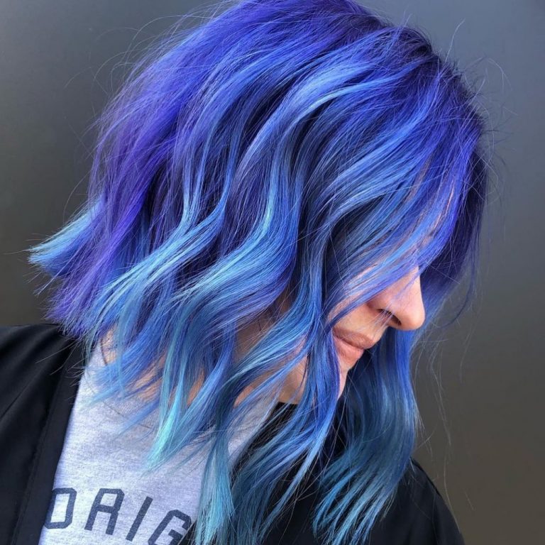 10 Medium Length Haircuts & Creative Hair Color Designs - PoP Haircuts